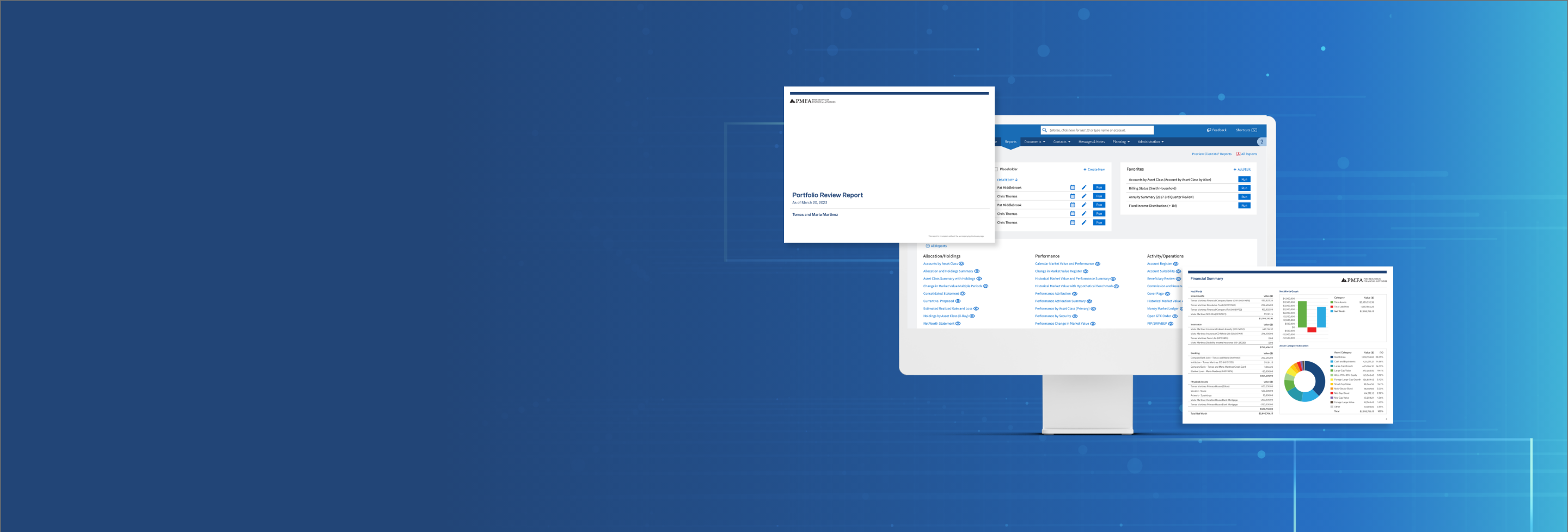 Reporting | Wealth management reporting | Advisor360°